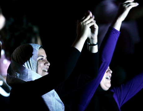 Girls Dance During Concert Algerian Rai Editorial Stock Photo - Stock ...