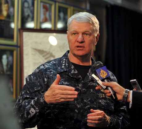 Us Navys Top Admiral Chief Naval Editorial Stock Photo - Stock Image ...