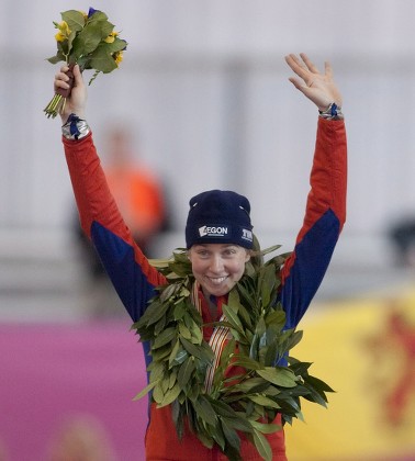 Renate Groenewold Netherlands Celebrates On Podium Editorial Stock ...