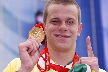 Brazils Cesar Cielo Filho Show His Editorial Stock Photo - Stock Image ...