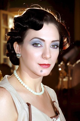 Syrian Actress Sulaf Fawakhrji Poses Photographers Editorial Stock ...