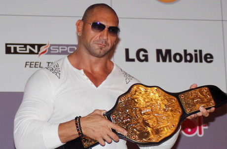 Wrestler Dave Batista Known By Ring Editorial Stock Photo - Stock Image ...