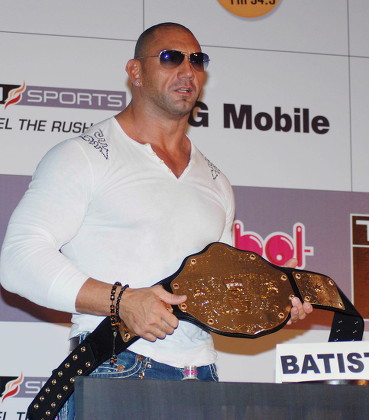 Wrestler Dave Batista Known By Ring Editorial Stock Photo - Stock Image ...