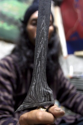 Indonesian Dukun Shaman Holds Keris Javanese Editorial Stock Photo ...