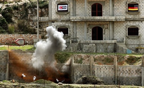 Smoke Rise After Controled Explosion Mine Editorial Stock Photo - Stock ...