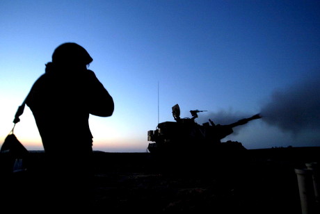 Israeli Mobile Artillery Cannon Fires 155mm Editorial Stock Photo ...
