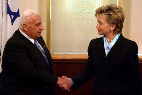 Israeli Prime Minister Ariel Sharon L Editorial Stock Photo - Stock ...