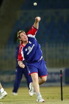 Englands Bowler Ian Blackwell Bowls During Editorial Stock Photo ...