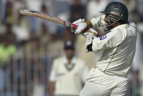 Pakistani Batsman Mohammad Yousaf Plays Shot Editorial Stock Photo ...