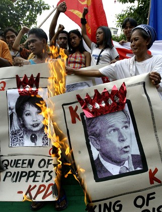 Activists Provinces South Manila Carry Giant Editorial Stock Photo ...