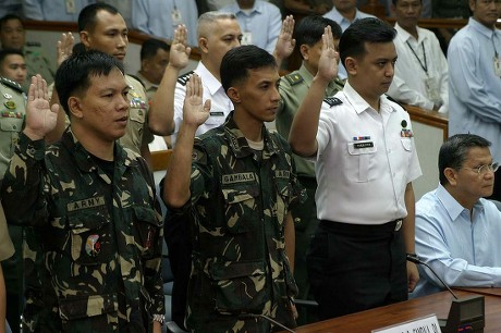 Army Captain Gerardo Gambala R Greets Editorial Stock Photo - Stock ...