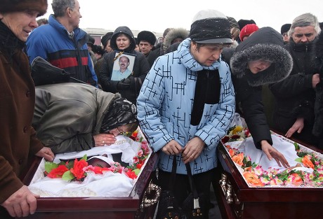 Relatives Pay Last Respect During Funeral Editorial Stock Photo - Stock ...