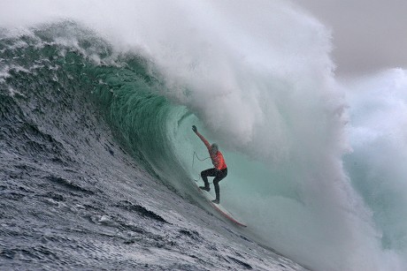 Big Wave Surfer Greg Long Usa Editorial Stock Photo - Stock Image ...