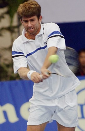 Michael Kohlmann Germany Hit Backhand Return Editorial Stock Photo ...