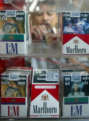 Cigarette Shop Owner Arranges New Cigarette Editorial Stock Photo ...