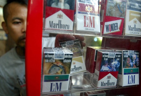 Cigarette Shop Owner Arranges New Cigarette Editorial Stock Photo ...