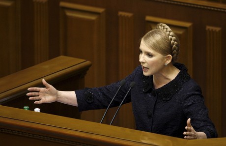 Ukrainian Prime Minister Yulia Tymoshenko Speaks Editorial Stock Photo - Stock Image | Shutterstock