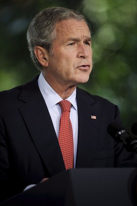Us President George W Bush Delivers Editorial Stock Photo - Stock Image ...