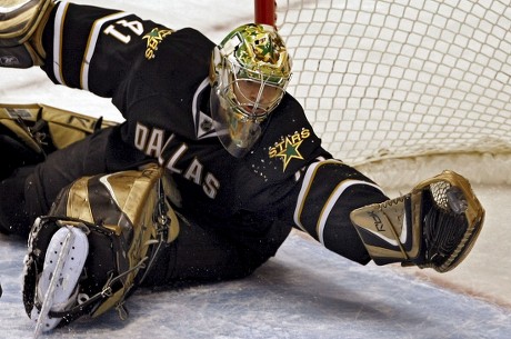 Dallas Stars Goalie Mike Smith R Editorial Stock Photo - Stock Image ...