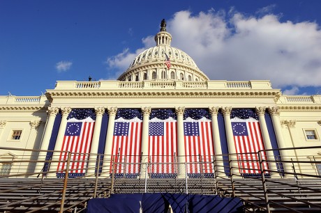 Viewing Stands Seen Beneath Flags On Editorial Stock Photo - Stock ...