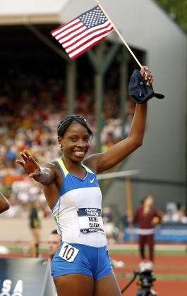 Hazel Clark Waves Crowd After Winning Editorial Stock Photo - Stock ...