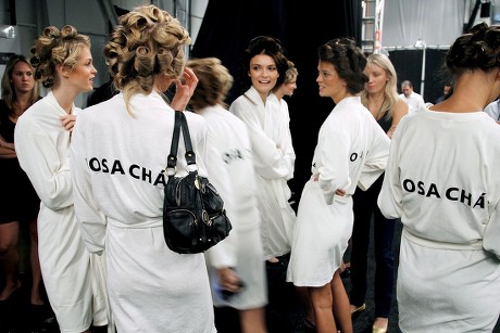 Models Wait Backstage Before Rosa Cha Editorial Stock Photo - Stock ...