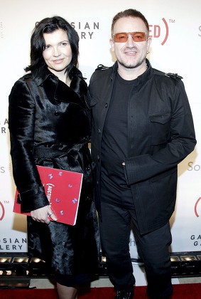 Irish Rock Star Bono His Wife Editorial Stock Photo - Stock Image ...