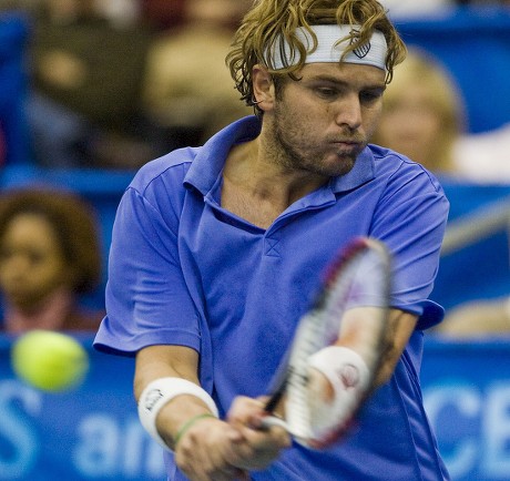 Mardy Fish Usa Hits Return Shot Editorial Stock Photo - Stock Image ...