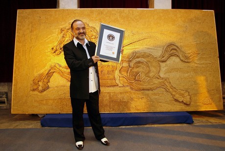Albanian Artist Saimir Strati L Congratulated Editorial Stock Photo ...