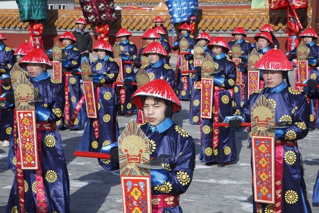 Actors Rehearse Reenactment Imperial Sacrifice Ritual Editorial Stock ...