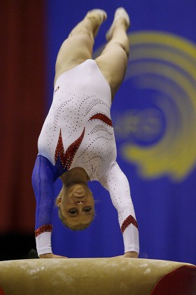 Russian Gymnast Anna Pavlova Performs Her Editorial Stock Photo - Stock ...