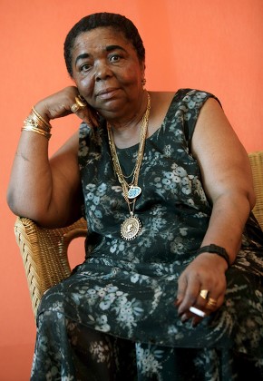 Cesaria Evora Poses Photographers During Nice Editorial Stock Photo ...