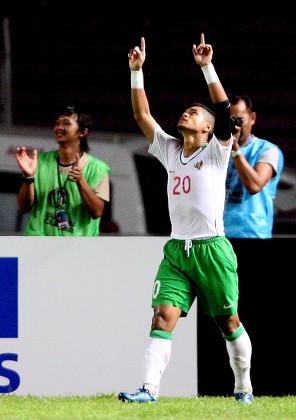 Indonesian Player Bambang Pamungkas Celebrates His Editorial Stock ...