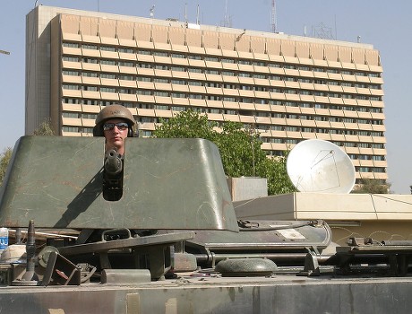 Us Trooper Armored Vehicle Guards Area Editorial Stock Photo - Stock ...