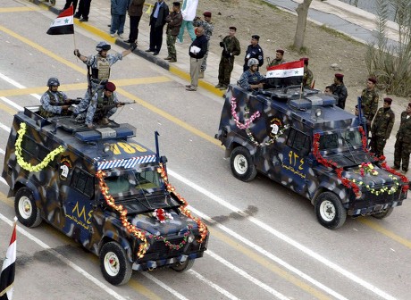 Iraqi Special Police Parade Their Decorated Editorial Stock Photo ...