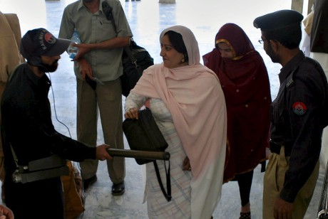 Railway Security Official Checks Passengers Entering Editorial Stock ...