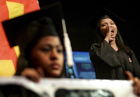 Newly Grduated Filipino Student Shouts Slogans Editorial Stock Photo ...