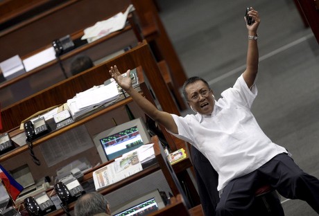 Filipino Trader Gestures Inside Philippine Stock Editorial Stock Photo ...