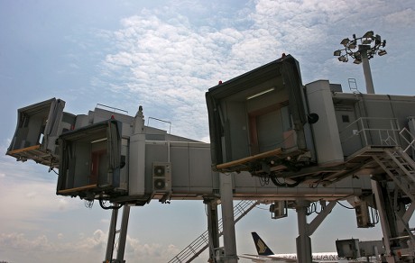 Third Aerobridge Seen Here This Photo Editorial Stock Photo - Stock ...