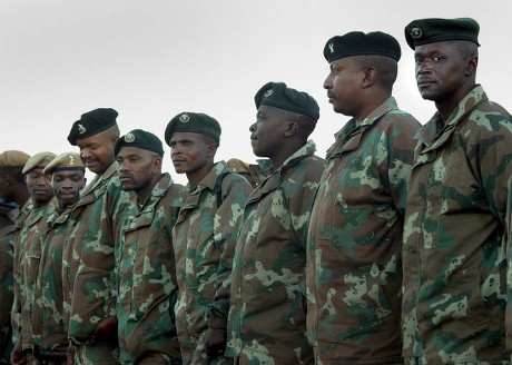 Members Alpha Company 14 South African Editorial Stock Photo - Stock ...