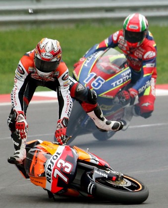 250cc Rider Japanese Shuhei Aoyama Front Editorial Stock Photo - Stock ...