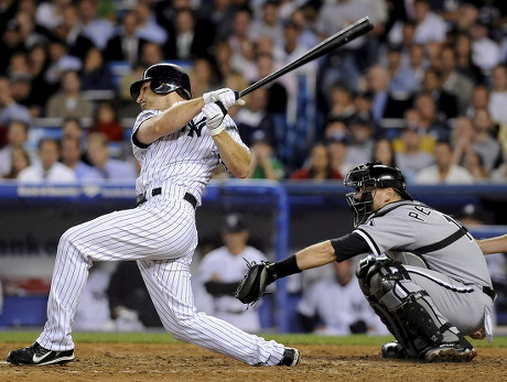 New York Yankees Xavier Nady Follows Editorial Stock Photo - Stock ...