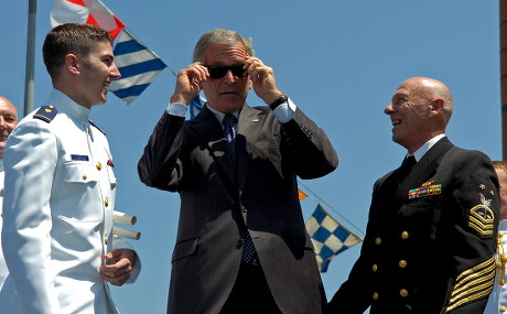 Us President George W Bush Puts Editorial Stock Photo - Stock Image ...