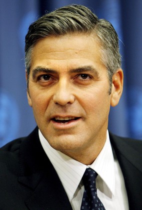 Actor George Clooney Talks During Press Editorial Stock Photo - Stock ...