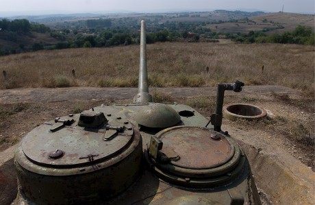 Soviet Made Tank T34 Entrenched Near Editorial Stock Photo - Stock ...