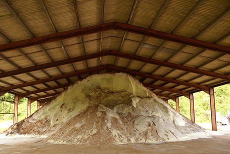 Road Grit Salt Depot Editorial Stock Photo - Stock Image | Shutterstock