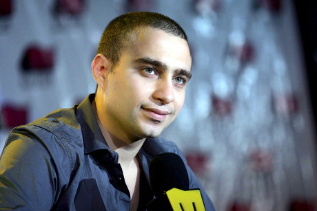 Egyptian Singer Hossam Habib Speaks During Editorial Stock Photo ...