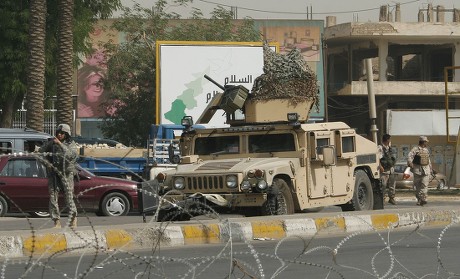 Damaged Humvee On Guard After Roadside Editorial Stock Photo - Stock ...