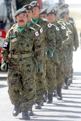 Japanese Soldiers Queue Last Flight Rotation Editorial Stock Photo ...