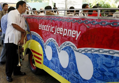 Filipino Views Electronic Passenger Jeepney Ejeepney Editorial Stock ...